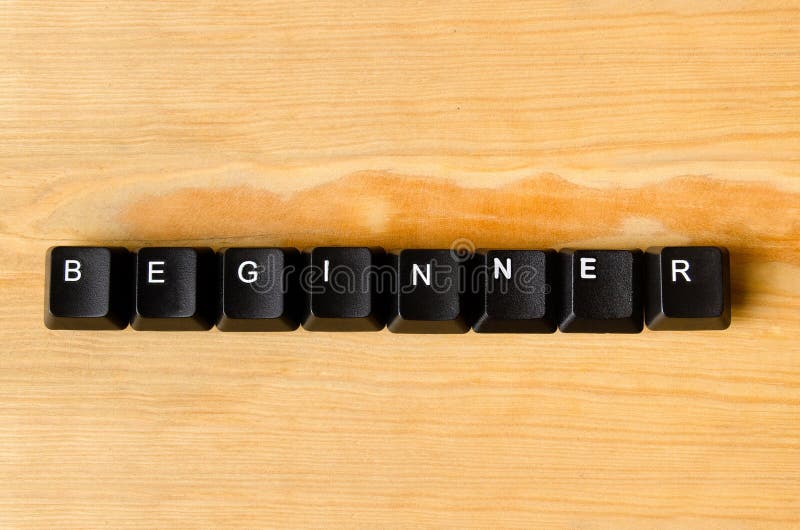 Beginner word stock image. Image of graphic, office, game - 85509099