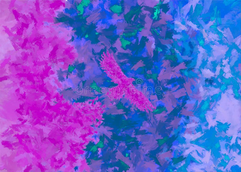 The beginning of the eagle stock illustration. Illustration of bigbang ...