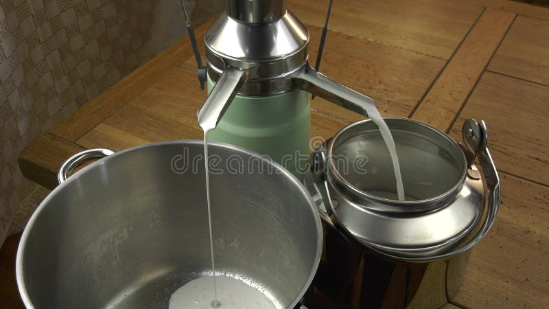 Beginning of the Milk Separation Process General View of the ...