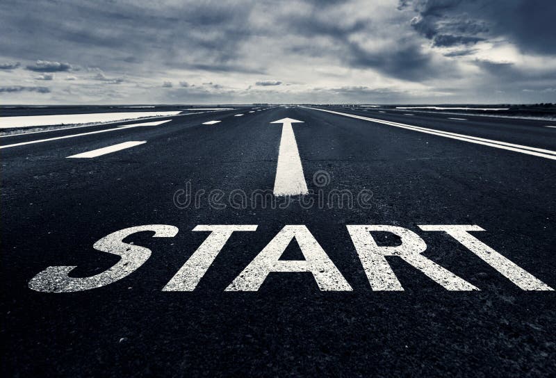 The Beginning of the Path is the Start Stock Image - Image of freedom ...