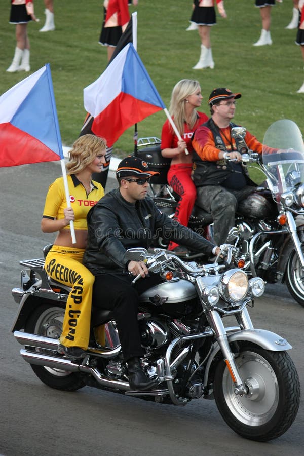 Beginning of Speedway Grand Prix in Prague Editorial Photography ...
