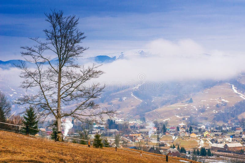 The Beginning of Spring in the Mountains Stock Photo - Image of ...