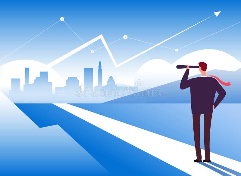 Business Challenge Concept. Businessman Overcomes Obstacle Chasm on Way ... Business Challenge Concept. Businessman Overcomes Obstacle Chasm on Way ...