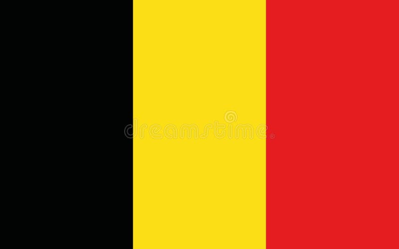 Beglium flag vector stock vector. Illustration of belgium - 107164599