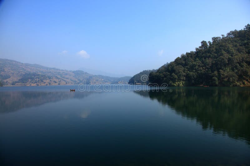 Begnas Taal stock image. Image of begnas, annapurna, autumn - 53019927