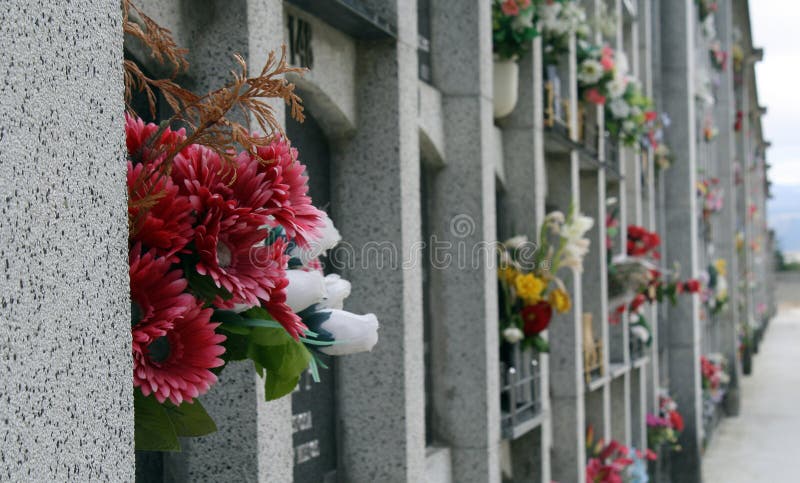 Begraafplaats Pamplona. stock afbeelding. Image of katholiek - 12907911