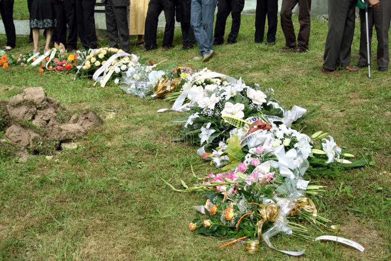 Begrafenis stock foto. Image of rouwster, definitief, herdenkings - 9161686