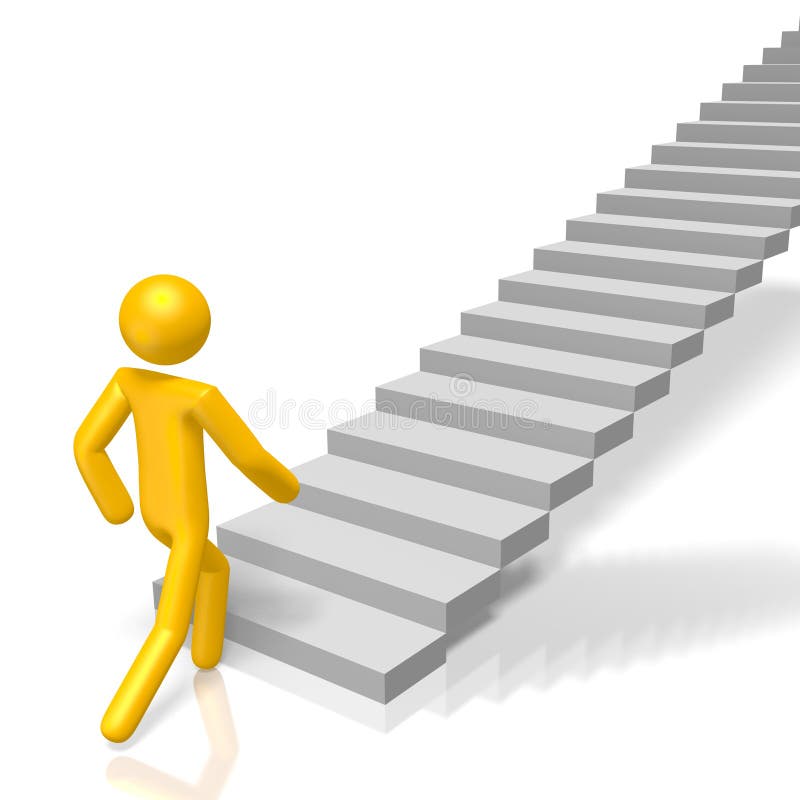 Befordran Trappa, Karriär, Uppför Trappan, Trappa, Högt Stock ...