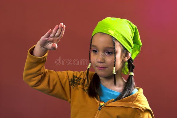 Begroeting stock afbeelding. Image of kind, kinderjaren - 2298761