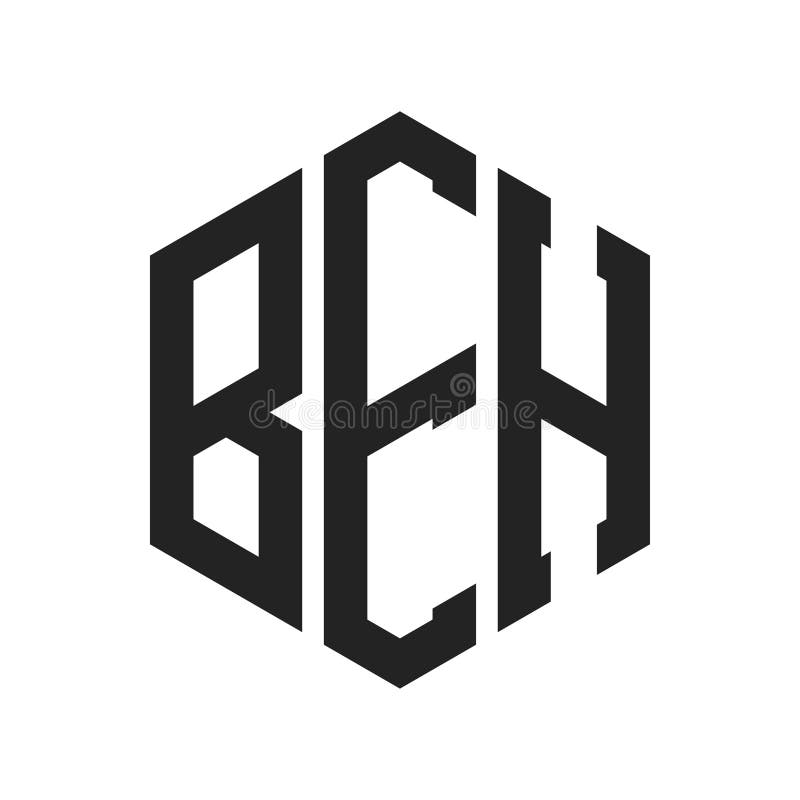BEH Logo Design. Initial Letter BEH Monogram Logo Using Hexagon Shape ...