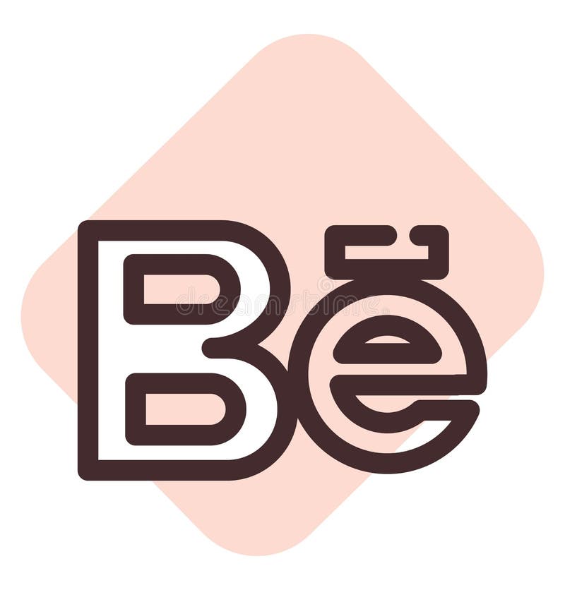 Behance icon vector editorial photography. Illustration of behance ...