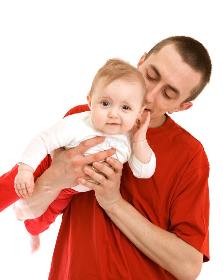 Behandla Som Ett Barn Fadern Fotografering för Bildbyråer - Bild av ...