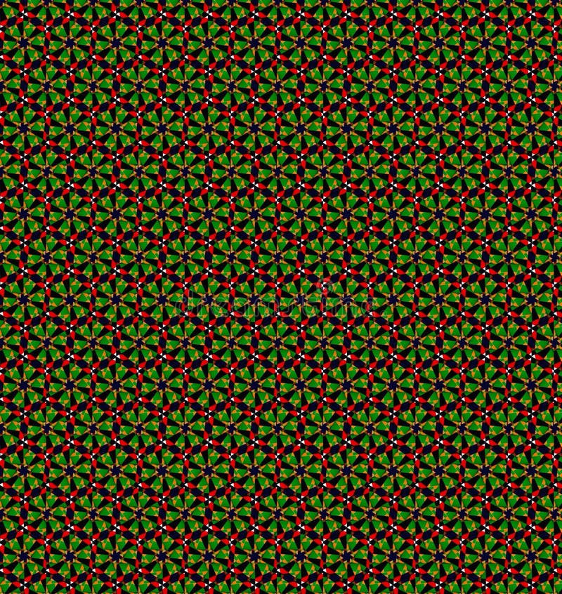 Kerstpatroon Behang in Groen En Rood Stock Afbeelding - Image of ...