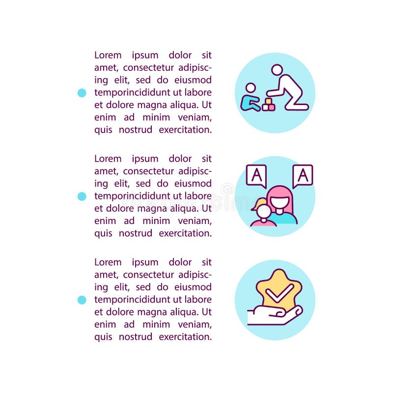 Behavior and Communication Approaches Concept Line Icons with Text ...