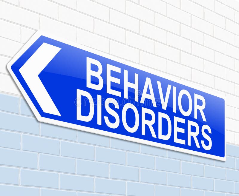 Behavior Disorders Concept. Stock Illustration - Illustration of ...