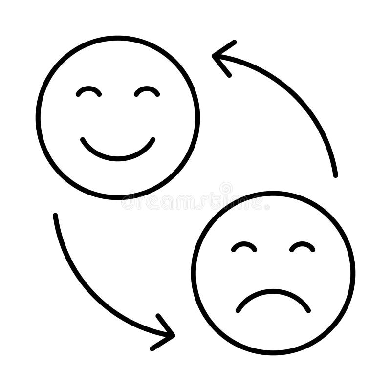 Behavior Patterns Happiness Vector Icon Which Can Easily Modify Stock ...