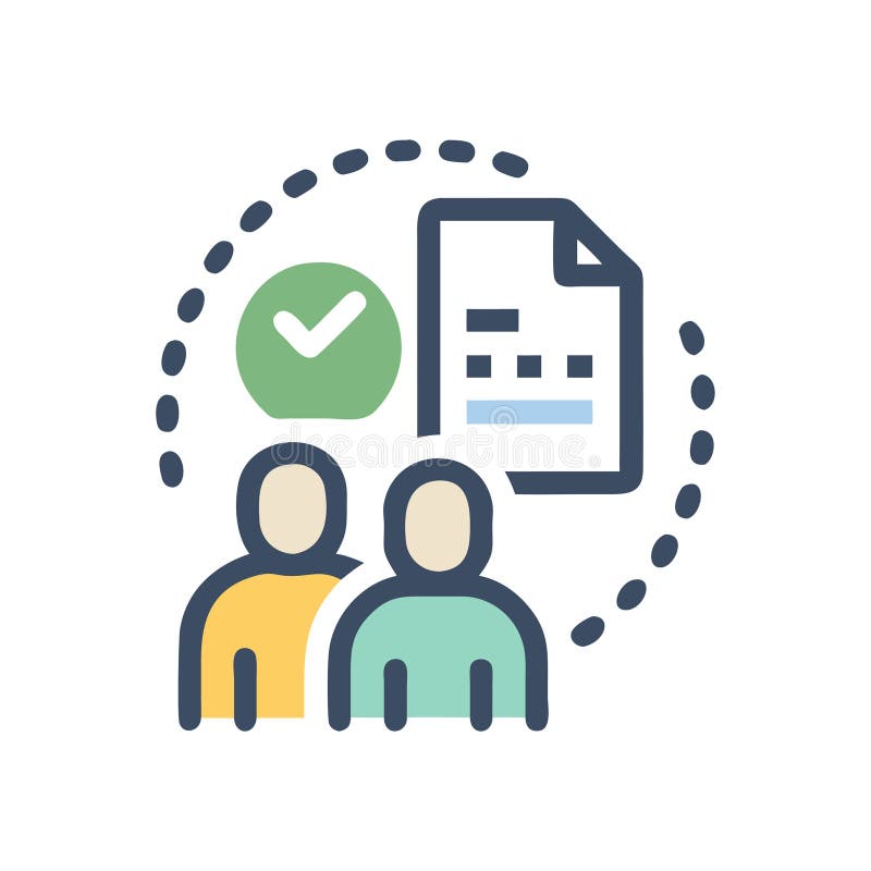 Behavioral Assessment Icon stock vector. Illustration of collection ...