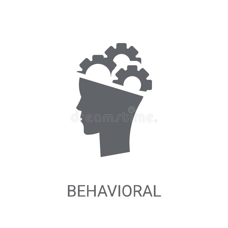 Behavioral Competency Icon on White Background. Simple Element ...