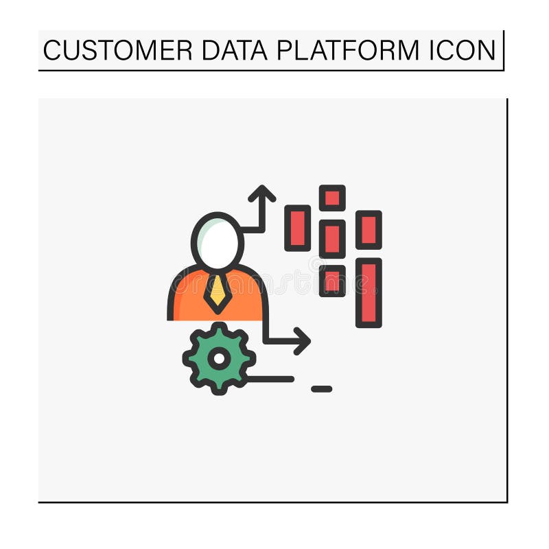 Behavioral date color icon stock vector. Illustration of color - 214568478