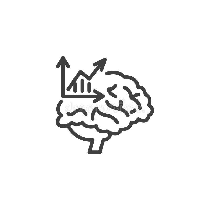 Behavioral Science Line Icon Stock Illustration - Illustration of brain ...