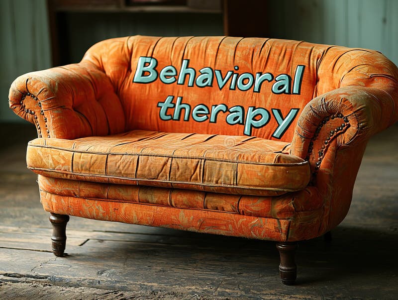 Behavioral Therapy Text Written on a Blackboard. Stock Image - Image of ...