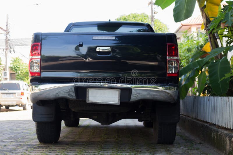 Behind Car Behind License Plate Stock Photo - Image of classy, highway ...
