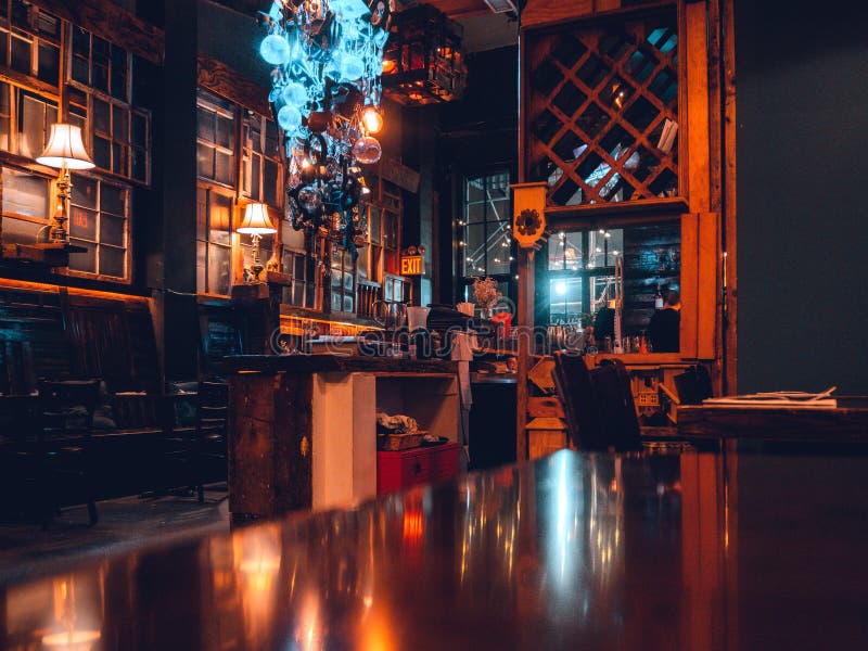 Behind the Counter in a Restaurant Editorial Stock Photo - Image of ...