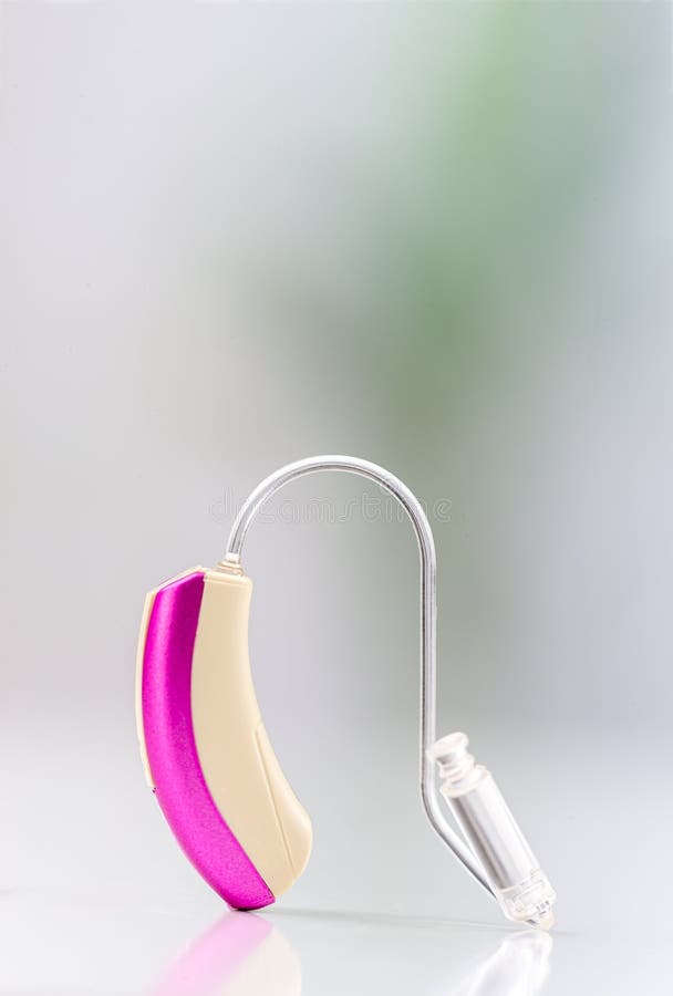 Behind-the-ear Hearing Aid Medical Material Stock Image - Image of ...