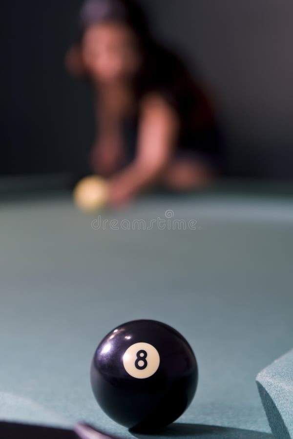 Behind the Eight Ball stock image. Image of pocket, playing - 4588525