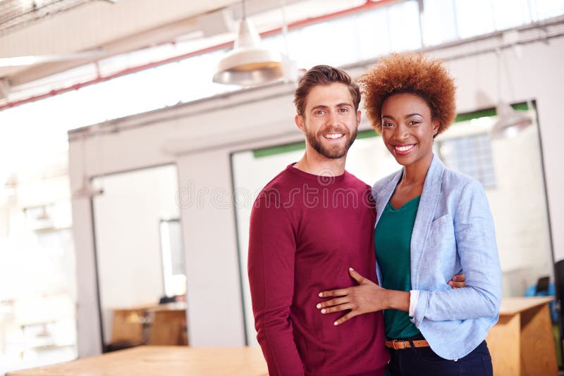 Behind Every Successful Man is a Successful Woman. a Businesspeople at ...