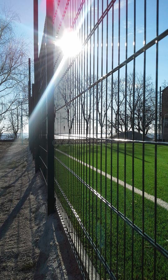 Behind the grid stock photo. Image of rays, grid, winter - 82637118