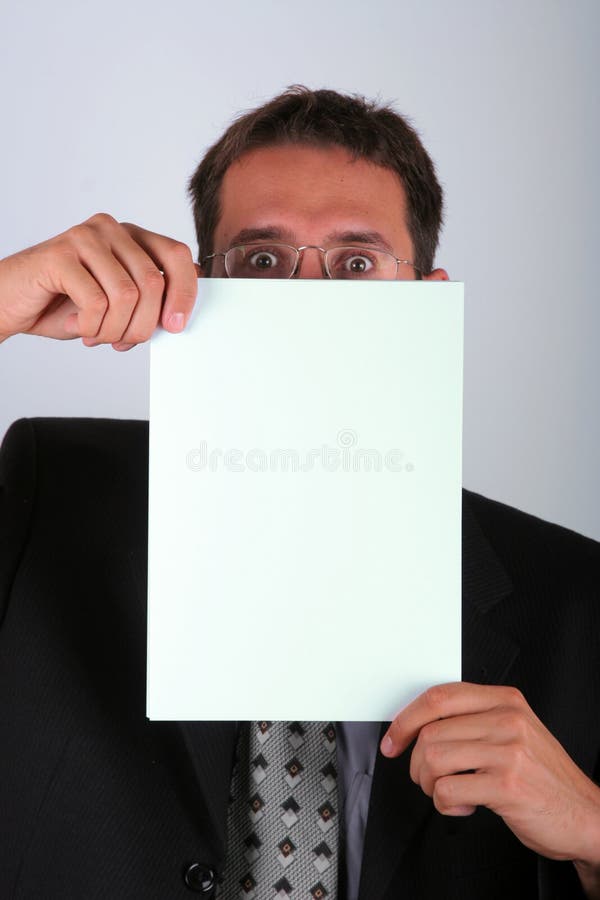 Eye of Spy, Web Cam Behind a Paper Hole Stock Image - Image of ...