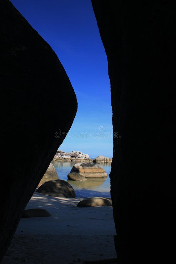 Behind the Rocks stock photo. Image of island, belitung - 192015866