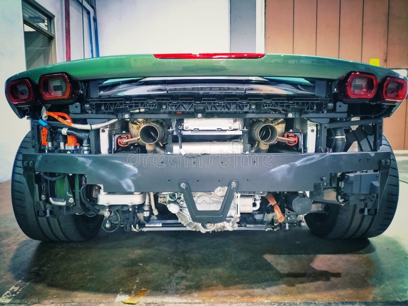 Behind the Scene of High-performance Engineering Stock Photo - Image of ...