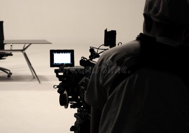 Behind the Scenes or Making of Film. Stock Photo - Image of stage, film ...