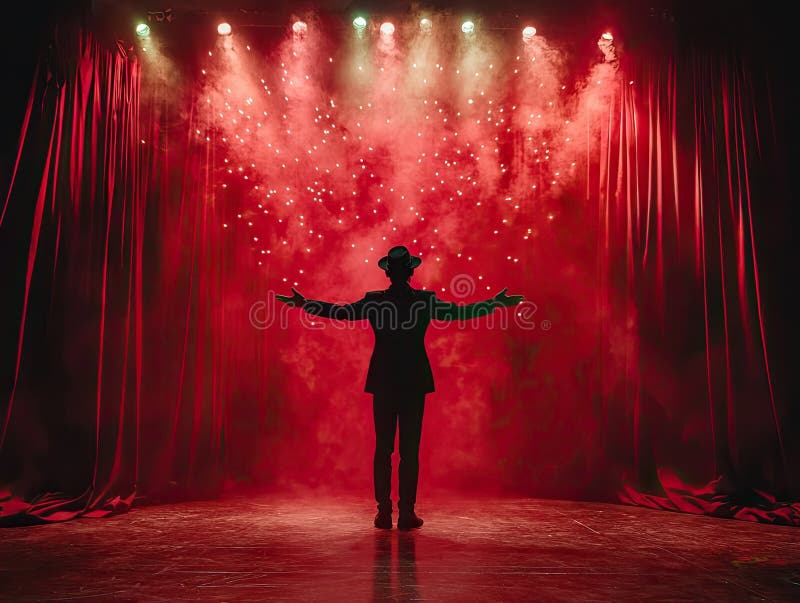 Behind the Scenes of the Stage Show Stock Image - Image of concert ...