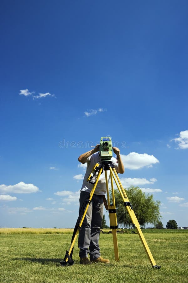 Theodolite stock image. Image of ownership, theodolite - 2468887