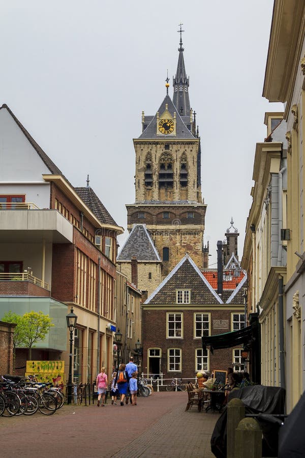 Behind the Town Hall in Delft Editorial Stock Image - Image of delft ...