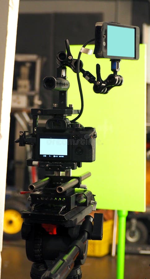 Behind the Vdo Camera Shooting in Studio Production Stock Photo - Image ...