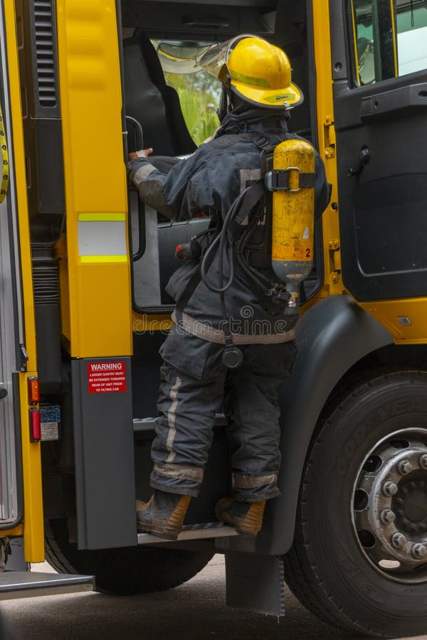 A firemen editorial photography. Image of furnace, oxygen - 124117062