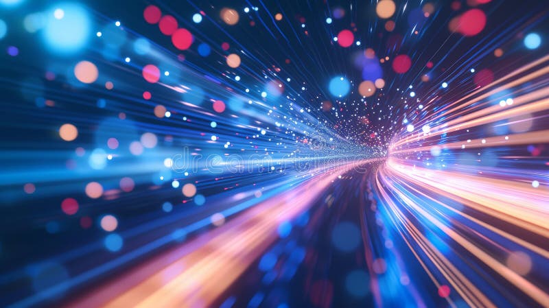 Velocity Unleashed: High-Speed Communication Brilliance Stock ...