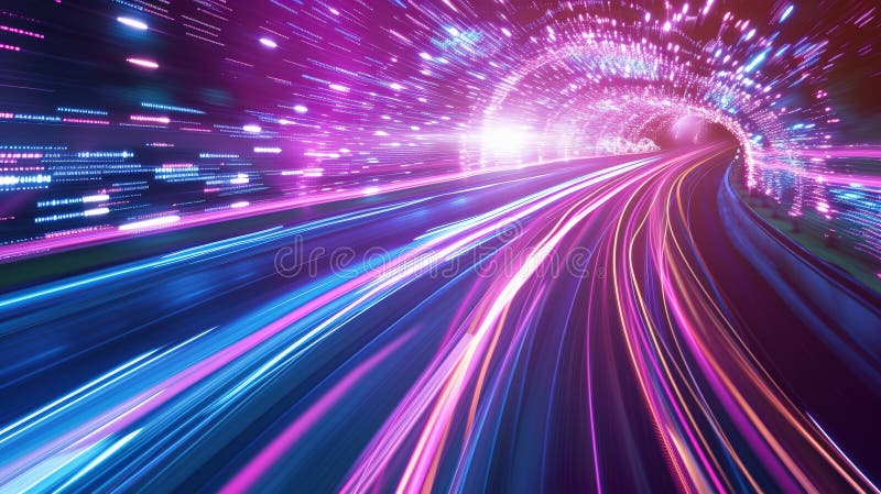 Velocity Unleashed: High-Speed Communication Brilliance Stock ...