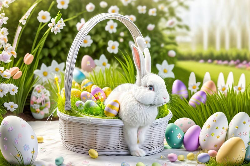 Behold the Enchanting Easter Bunny, a Whimsical Embodiment of Spring ...