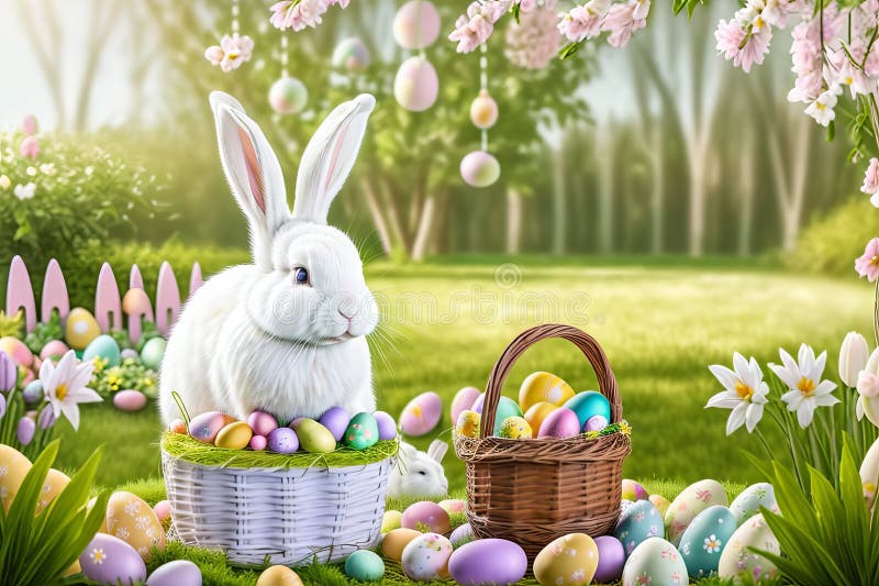 Behold the Enchanting Easter Bunny, a Whimsical Embodiment of Spring ...