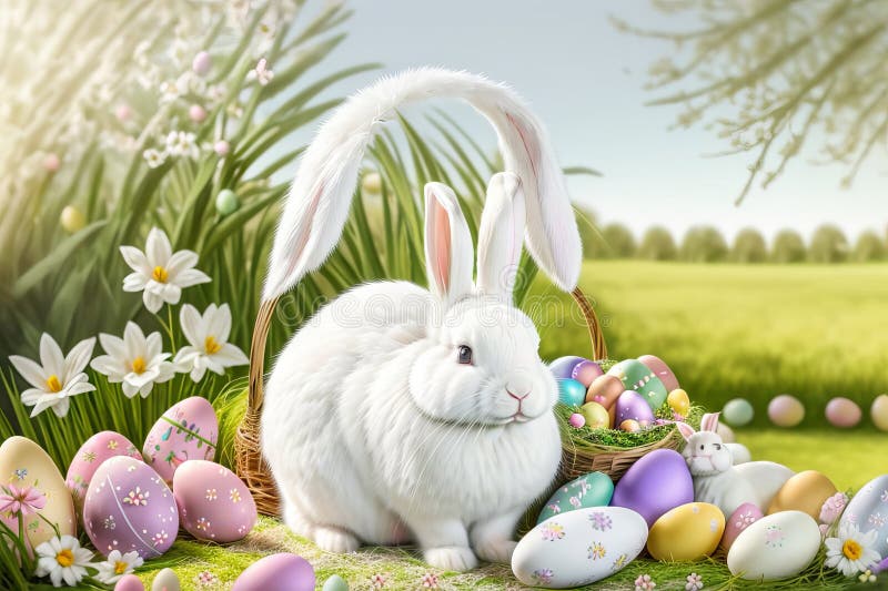Behold the Enchanting Easter Bunny, a Whimsical Embodiment of Spring ...