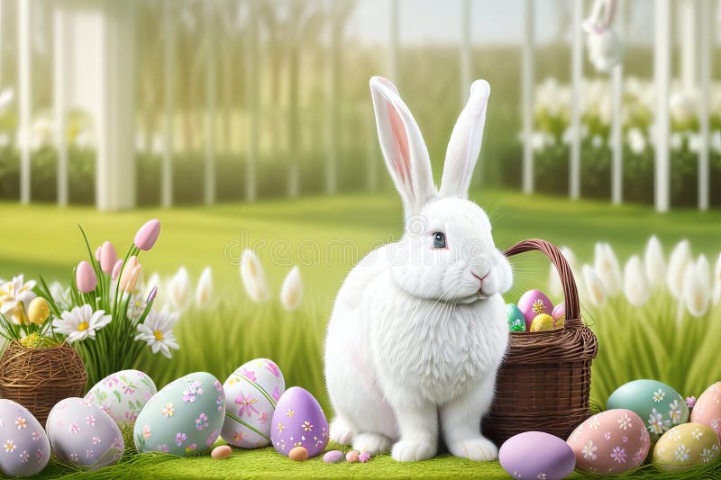 Behold the Enchanting Easter Bunny, a Whimsical Embodiment of Spring ...