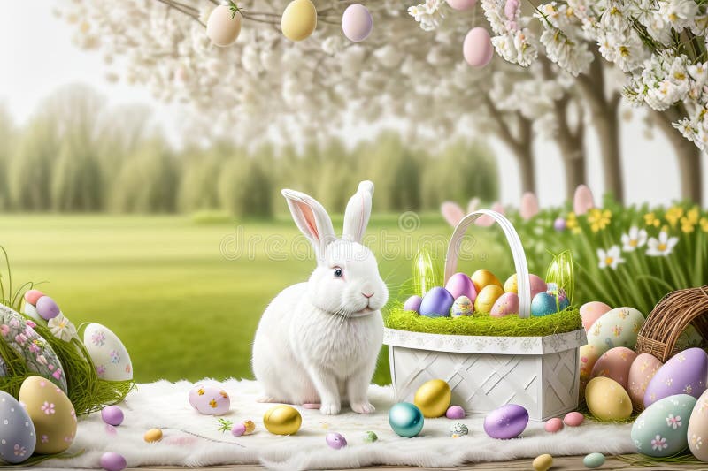 Behold the Enchanting Easter Bunny, a Whimsical Embodiment of Spring ...