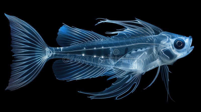 Behold a Luminous Fish, a Transparent Deep-sea Creature Shining in ...