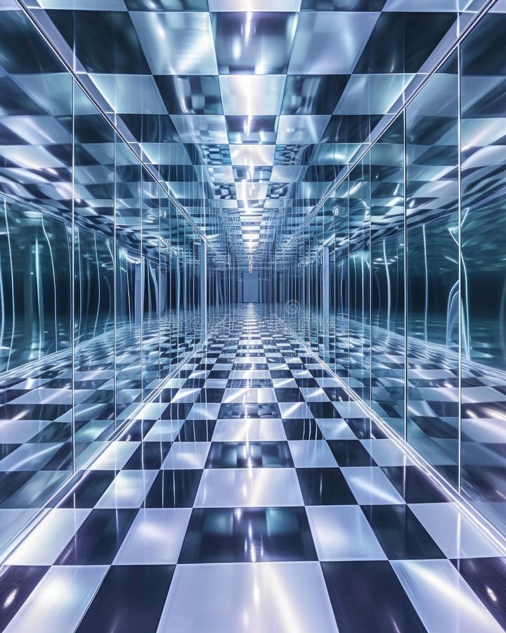 A Mesmerizing Image Capturing the Illusion of an Infinite Corridor of ...