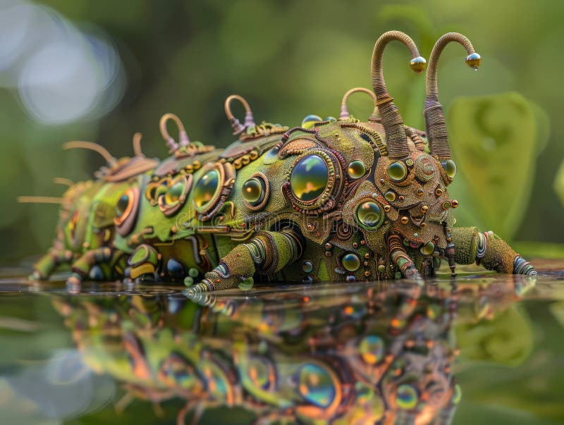 Dazzling Mechanical Creature a Stunning Fusion of Nature and Technology ...